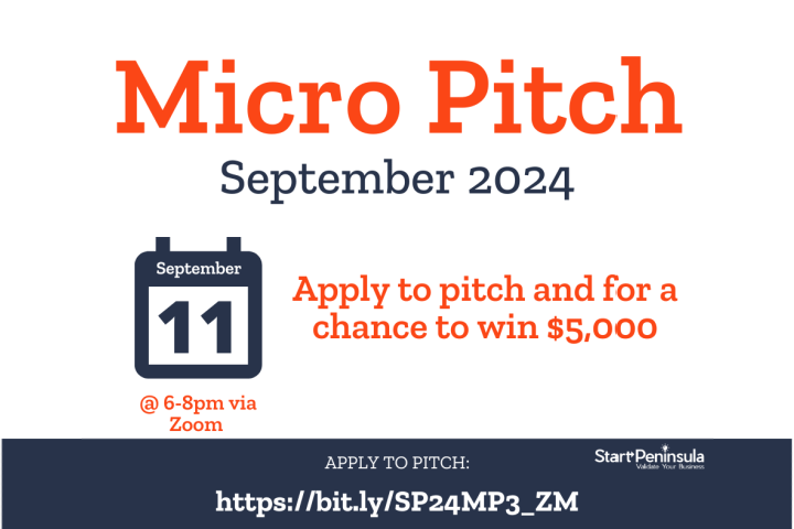 Start Peninsula Micro Pitch #3: Unleash Your Startup Success